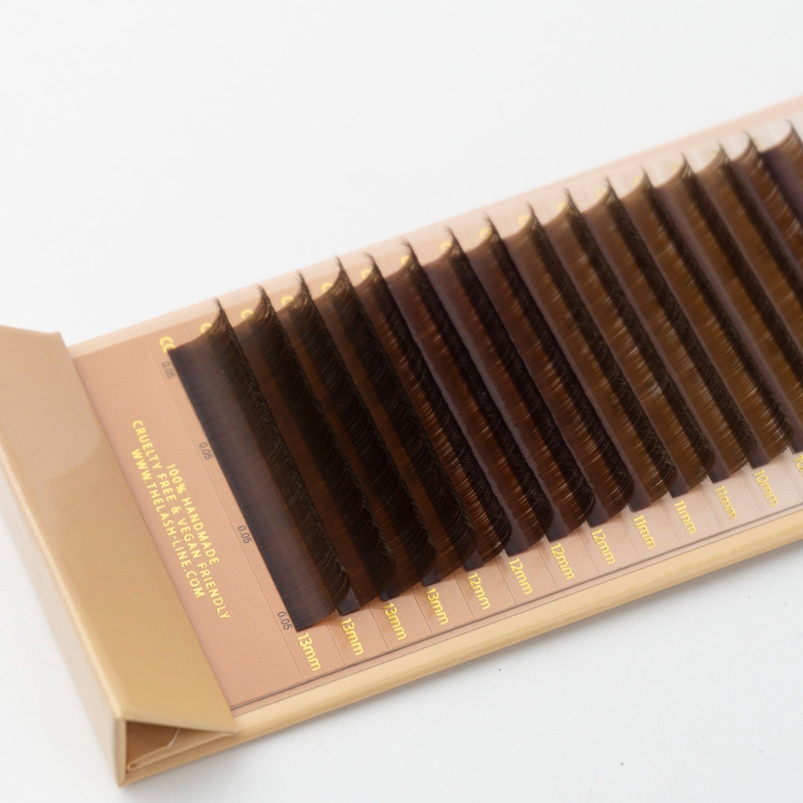 Buy Premium Quality Chocolate Brown Lashes | The Lash Line